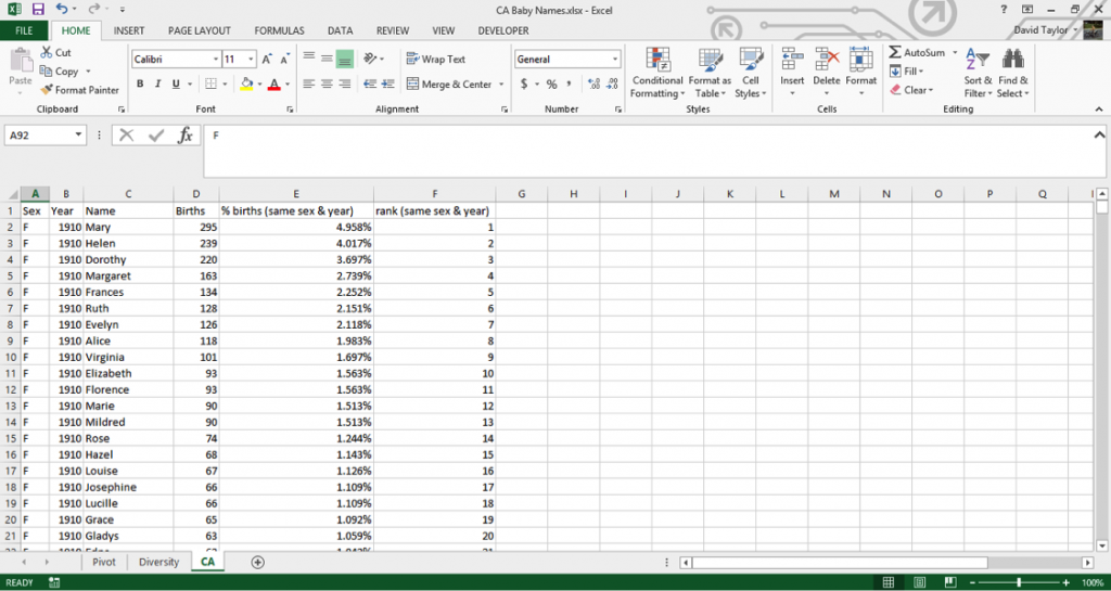 Excel For Commerce Analyze Large Data Sets In Excel